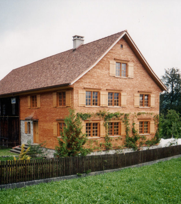 Haus Fässler nachher - Tischlerei Mohr