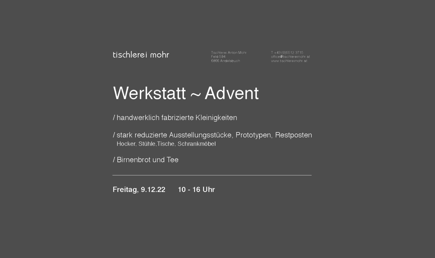 homepage - Tischlerei Mohr