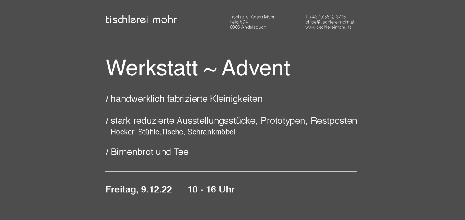 homepage - Tischlerei Mohr